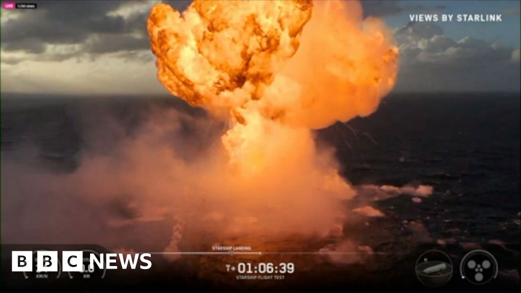 SpaceX Starship V3 explodes in Indian Ocean after controlled test ...